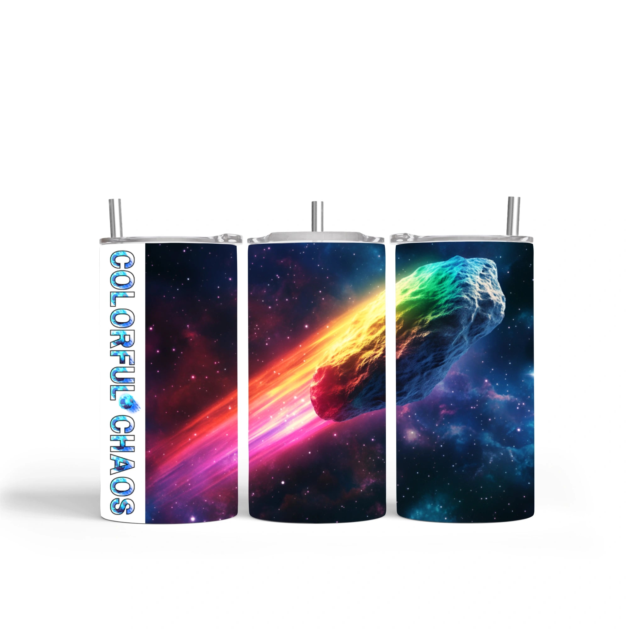 Colorful Chaos 12oz Tumbler - Space Rocks #8